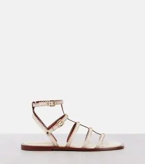 Zimmermann Goldie Leather Sandals