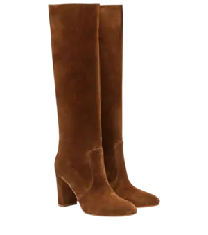 GIANVITO ROSSI Gianvito Rossi Glen 85 Suede Knee-High Boots