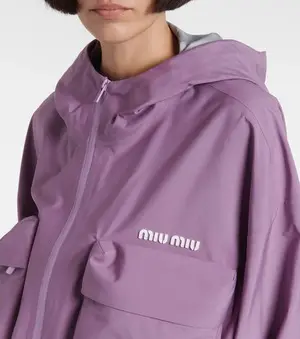 Miu Miu Technical Canvas Jacket