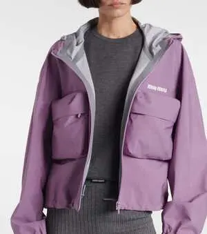 Miu Miu Technical Canvas Jacket