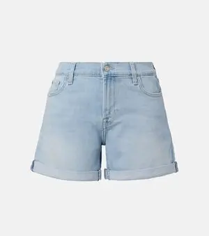 7 For All Mankind Faded Shorts For Women