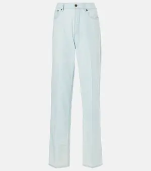 Miu Miu Button Detailed Jeans For Women