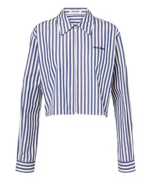 Miu Miu Drop Shoulder Shirts For Women