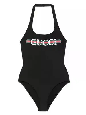 Gucci Jersey Swimsuit - Black
