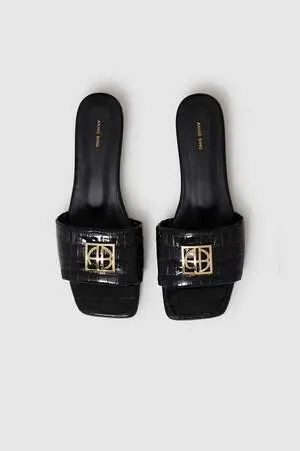 ANINE BING Ria Monogram Sandals