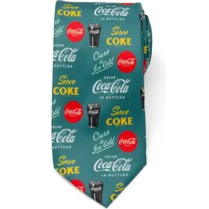 CUFFLINKS, INC. Coca-cola Neck Tie - Green