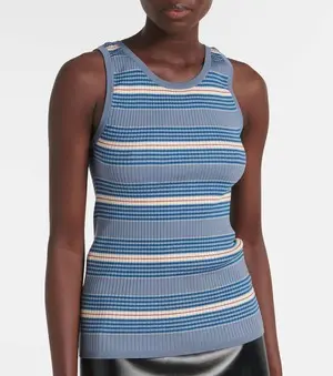 Prada Ribbed-knit Tank Top