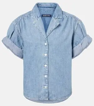 Veronica Beard Ilene Denim Shirt