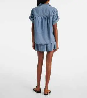 Veronica Beard Ilene Denim Shirt