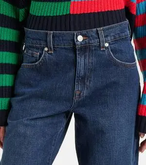 7 For All Mankind Tess High-rise Straight Jeans