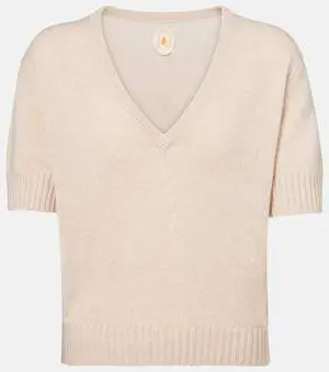 Jardin Des Orangers Cashmere Top - Beige