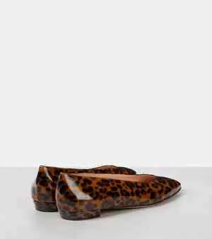 GIANVITO ROSSI Amelia Patent Leather Ballet Flats