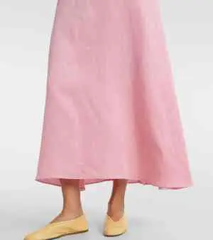 Asceno Tallin Linen Midi Dress