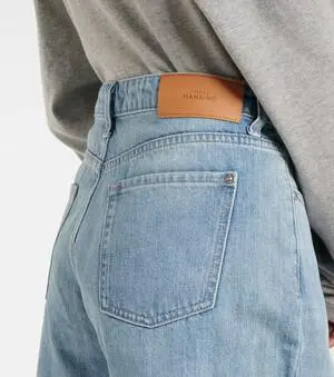 7 For All Mankind Monroe Distressed Denim Shorts