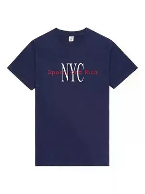 Sporty & Rich Straight Hem T-shirts For Women