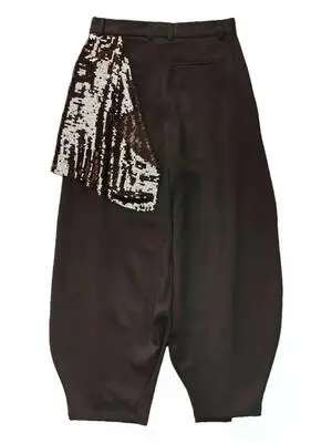 EDWARD CUMING Kickout Drape Trousers