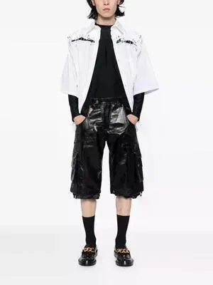 Martine Rose Leather Shorts