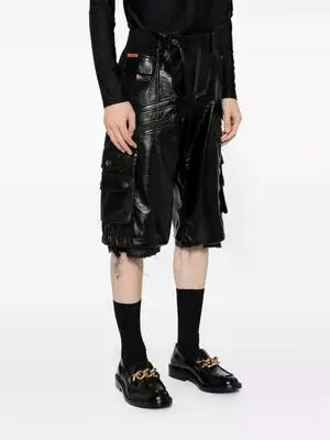 Martine Rose Leather Shorts