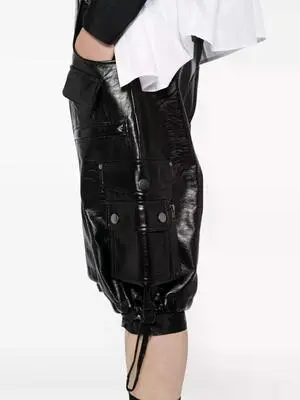 Martine Rose Leather Shorts