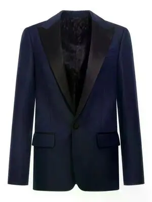 Roberto Cavalli Satin-trim Blazer