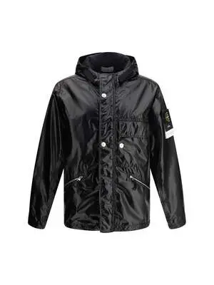 Stone Island Stone Island Zip-Up Jacket - Black