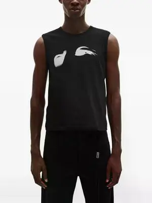 ANN DEMEULEMEESTER Graphic-print Tank Top