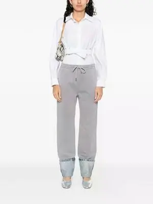 Moschino Denim-trim Trousers