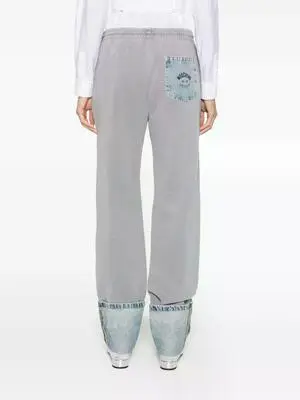 Moschino Denim-trim Trousers