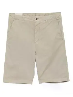 Corneliani Cotton-blend Shorts - Green