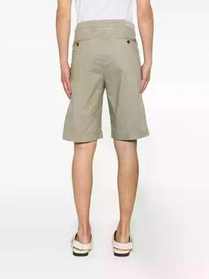 Corneliani Cotton-blend Shorts - Green