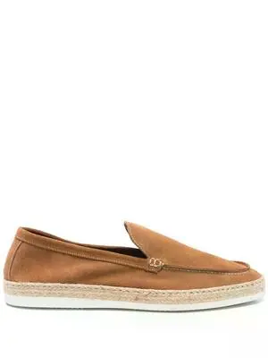 Corneliani Suede Loafers - Brown