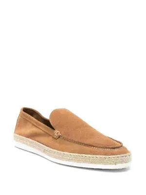 Corneliani Suede Loafers - Brown