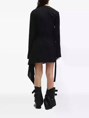 ANN DEMEULEMEESTER Halvi Draped Shirt Dress