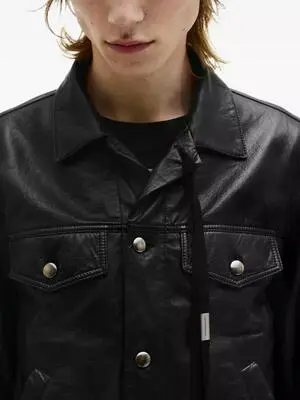 ANN DEMEULEMEESTER Leather Jacket