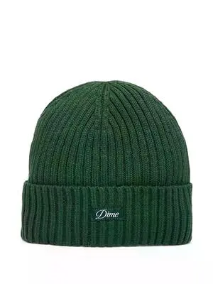DIME Cursive Fold Beanie Green