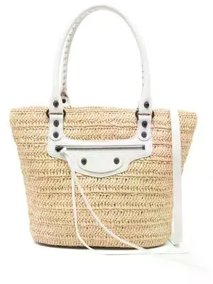 Balenciaga Le City Basket Tote - Neutrals