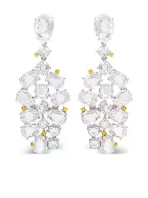JUWELINA PARIS Sorrelli Rose Drop Earrings - Silver
