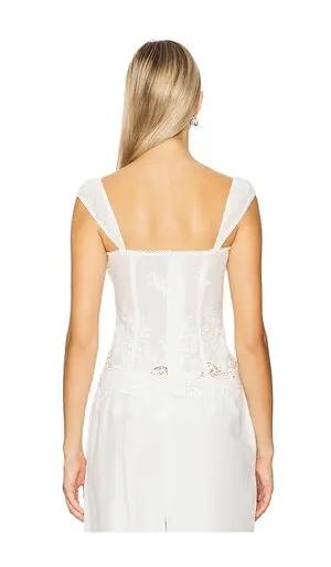 WeWoreWhat Wide Strap Corset