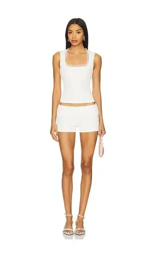 MORE TO COME Pamila Short Set - White
