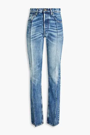 MAISON MARGIELA Faded High-rise Straight-leg Jeans