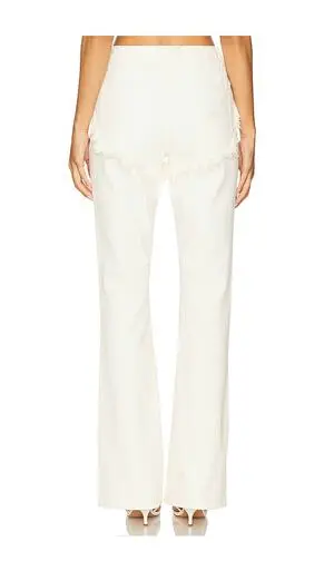 SEROYA Dahlia Frayed Bootcut Jeans