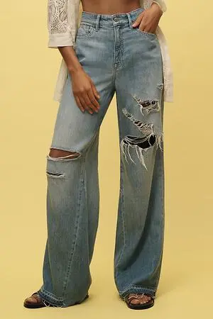 Good American High-rise Wide-leg Jeans