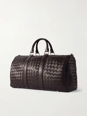 Bottega Veneta Intrecciato Leather Weekend Bag