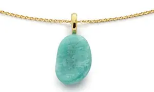 Monica Vinader Aria Amazonite Pendant Necklace