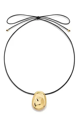 Monica Vinader Aria Cord Necklace - 18k Gold Vermeil