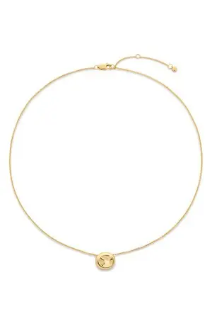 Monica Vinader Aria Pendant Necklace - 18k Gold Vermeil