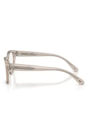 DIESEL® 53mm Square Optical Eyeglasses - Transparent Taupe/demo