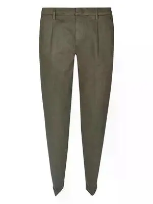 FAY Pleat-detail Trousers - Green