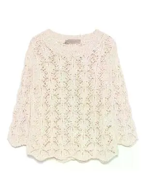 D.exterior Openwork Sweater
