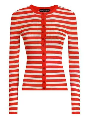Dolce & Gabbana Striped Cardigans For Women